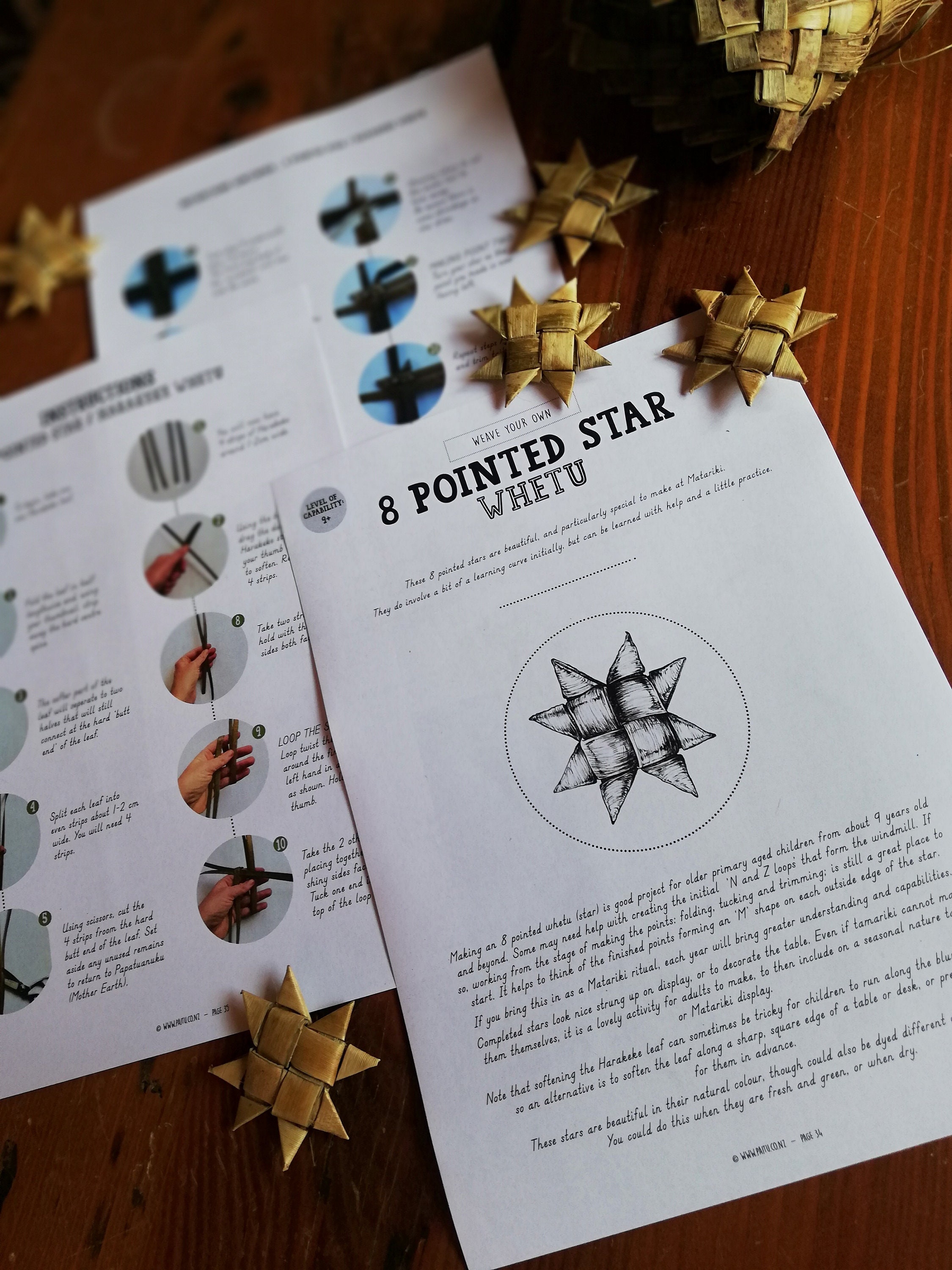 NZ Flax Weaving / Harakeke Weaving Book for Kids – Project Booklet ...