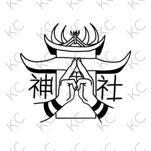 Domain Shrine Hand Sign Jujutsu Anime Merch Design - Etsy