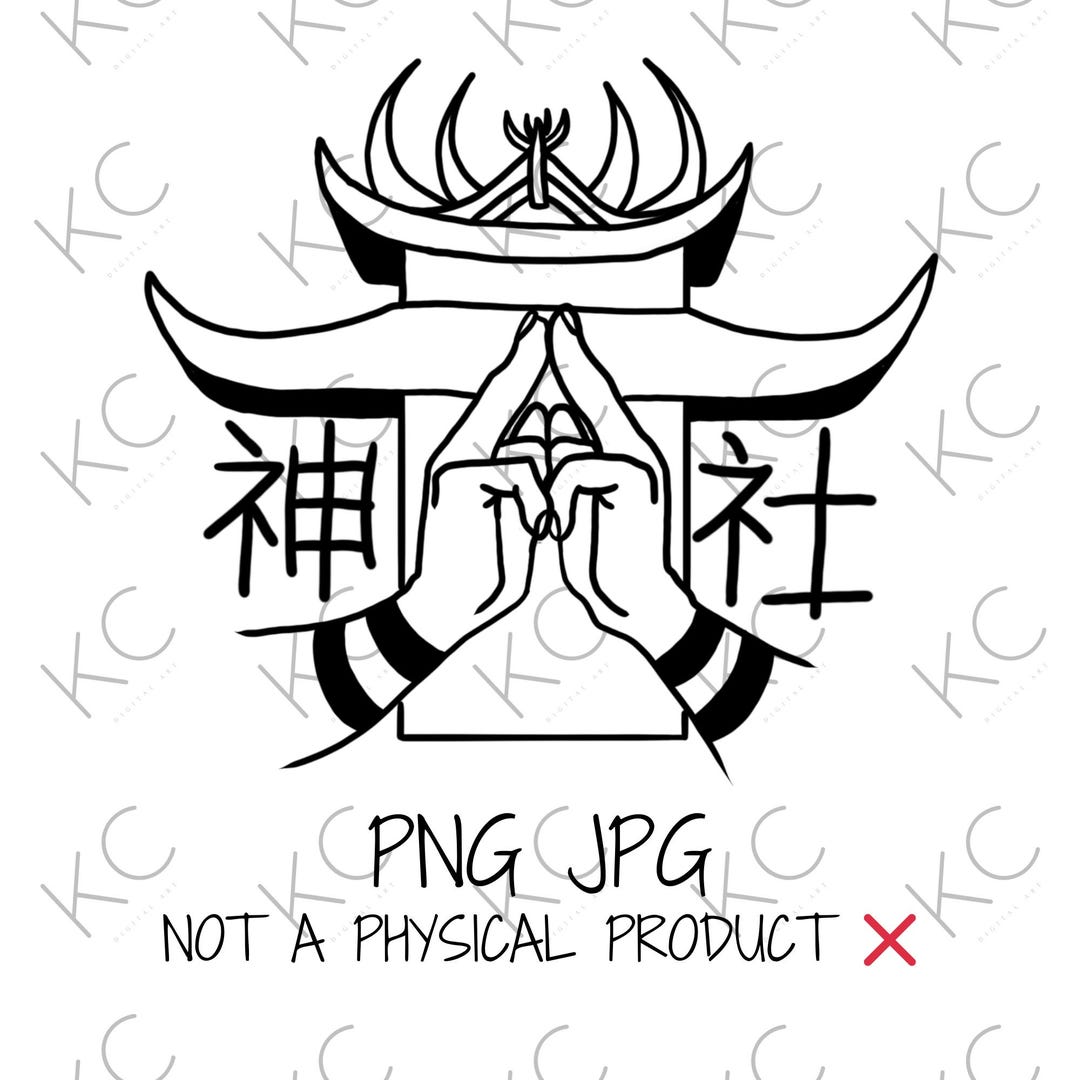 Domain Shrine Hand Sign Jujutsu Anime Merch Design - Etsy