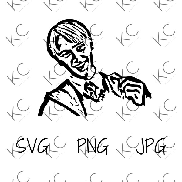 Draco Malfoy Svg - Etsy