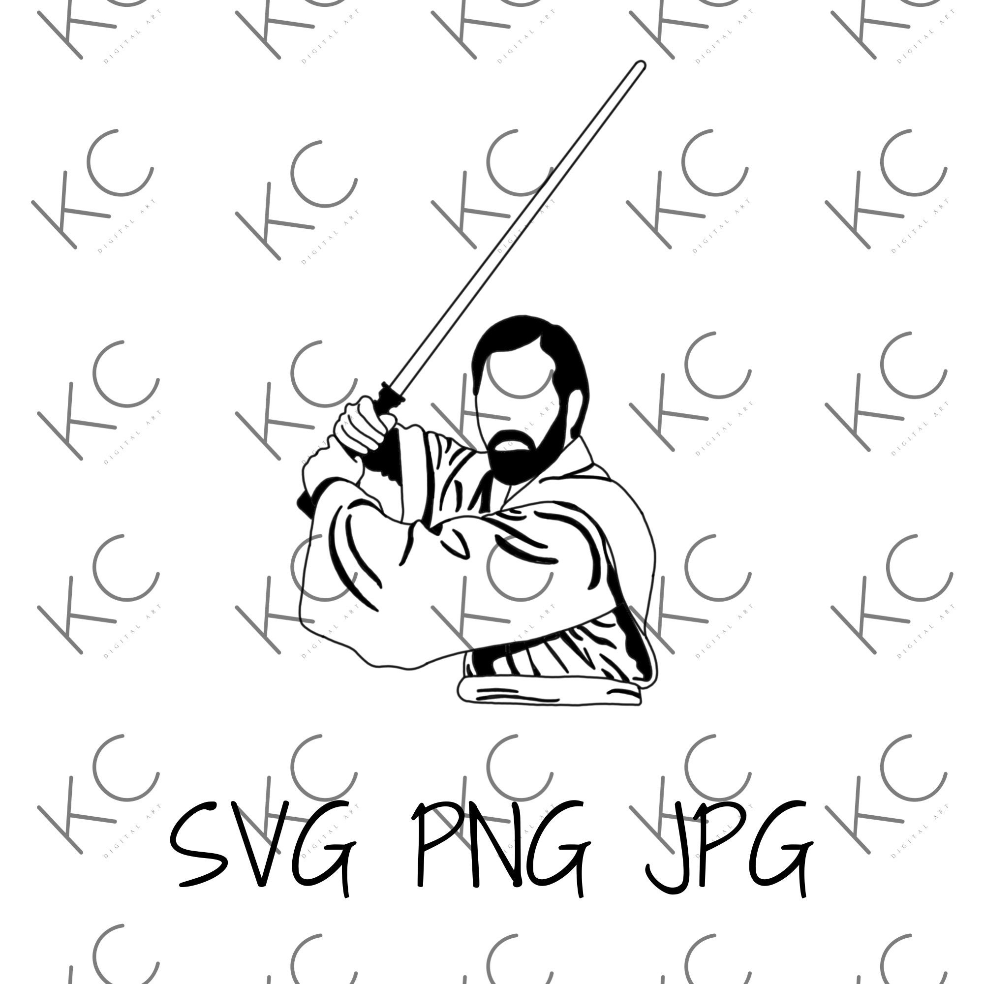 Kenobi SVG Digital Download - Etsy
