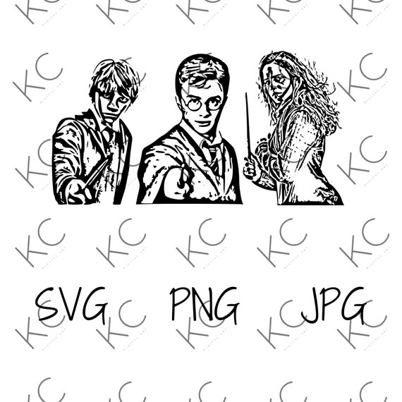 Potter Trio SVG - Etsy