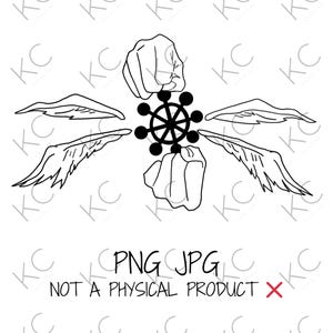 Jujutsu Anime Summon Mahoraga Anime Merch Digital Design - Etsy