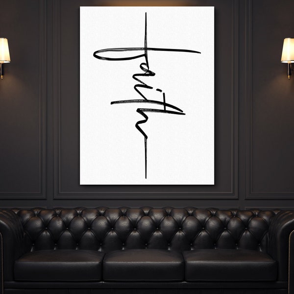 Faith Motivational Wall Art - Etsy