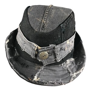Recycled Levi Denim Patchwork Trilby Type Hat - Etsy