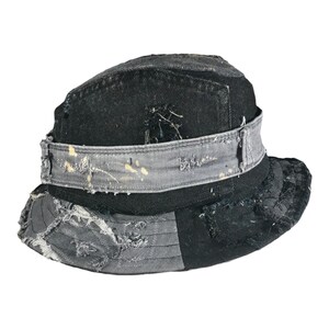 Recycled Levi Denim Patchwork Trilby Type Hat - Etsy