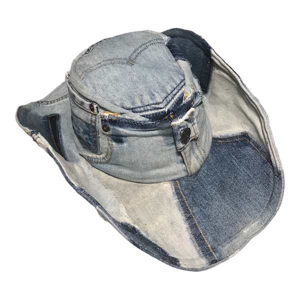 Denim Cowboy Hat - Etsy