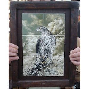 Hand-painted Ceramic Tiles, 21.6x32.4 Cm (unframed/tiles Only) - "havik ...