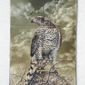 Hand-painted Ceramic Tiles, 21.6x32.4 Cm (unframed/tiles Only) - "havik ...