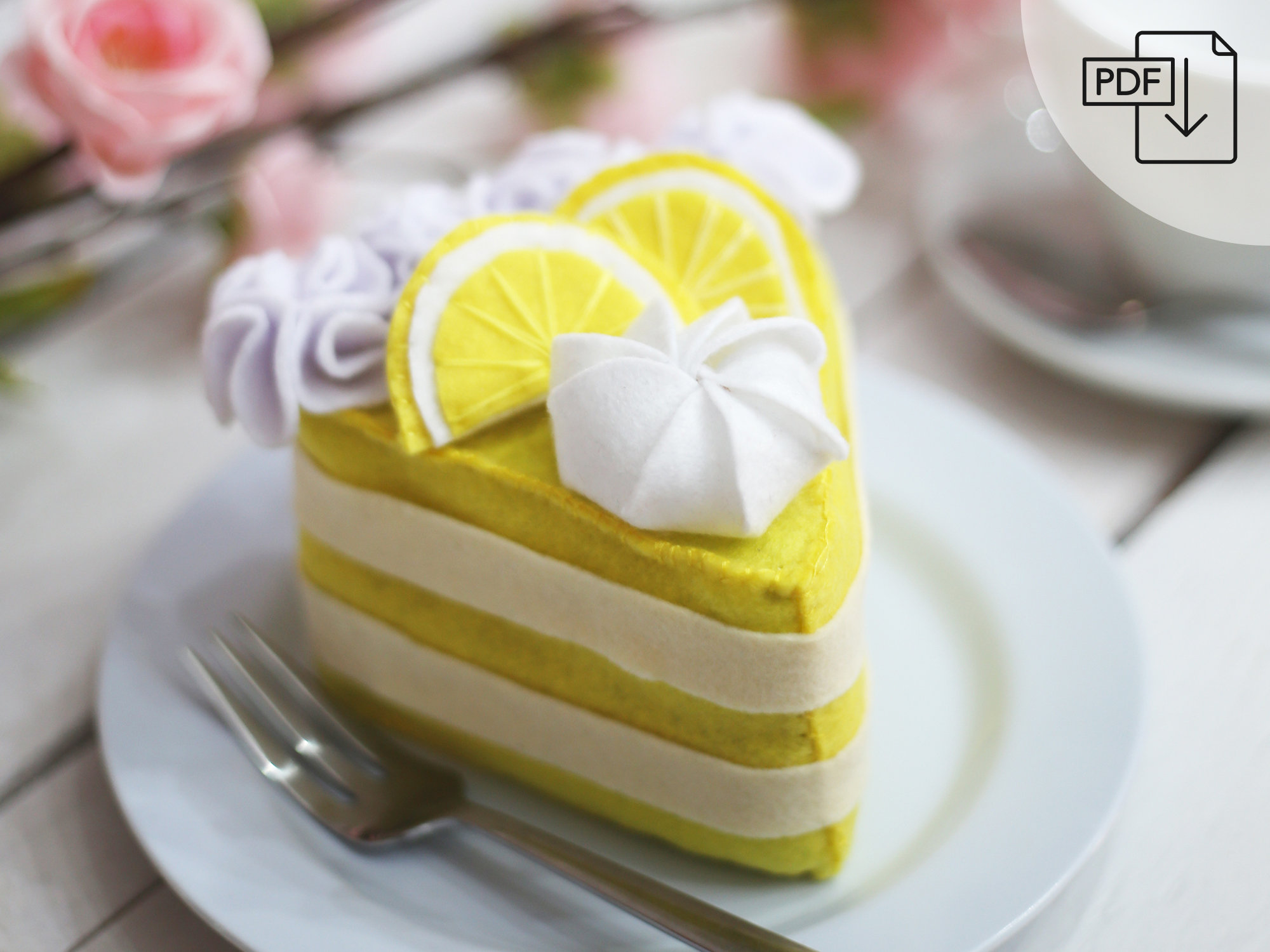 Felt Layer Cake DIY - PDF Template - Sewing Patterns With Tutorial ...