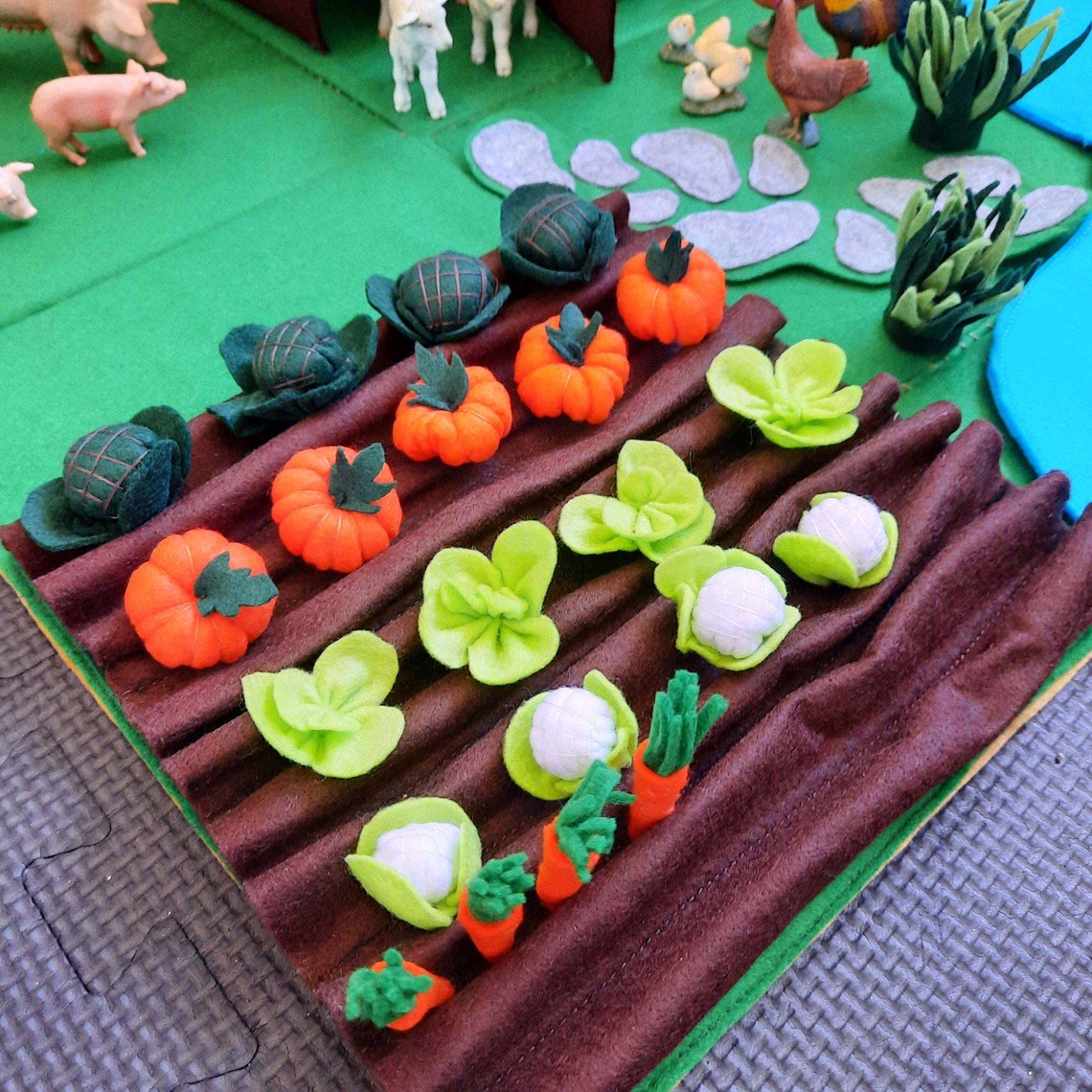 Felt Farm Sewing Pattern Printable PDF Felt Barn and - Etsy