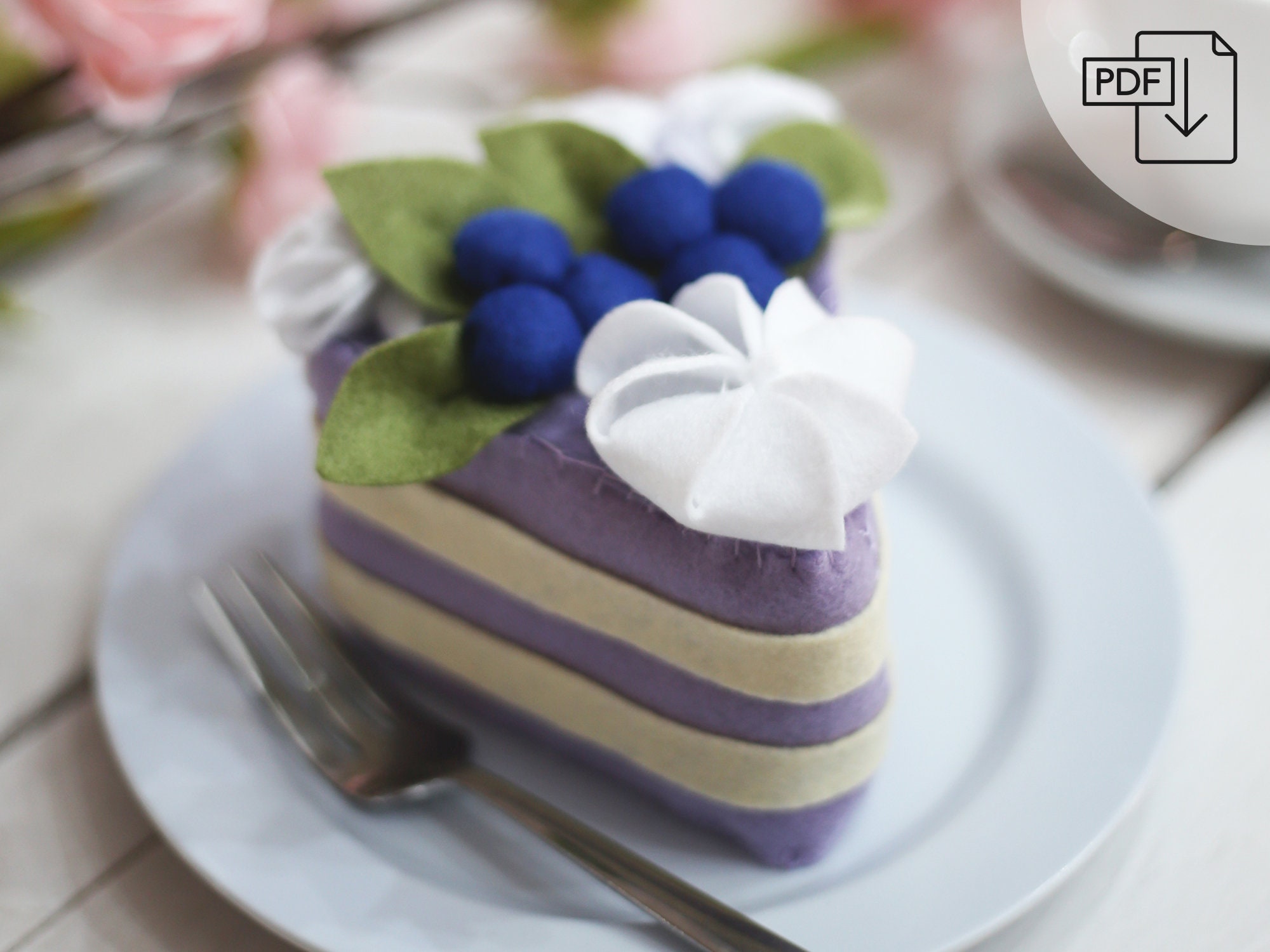 Felt Layer Cake DIY - PDF Template - Sewing Patterns With Tutorial ...