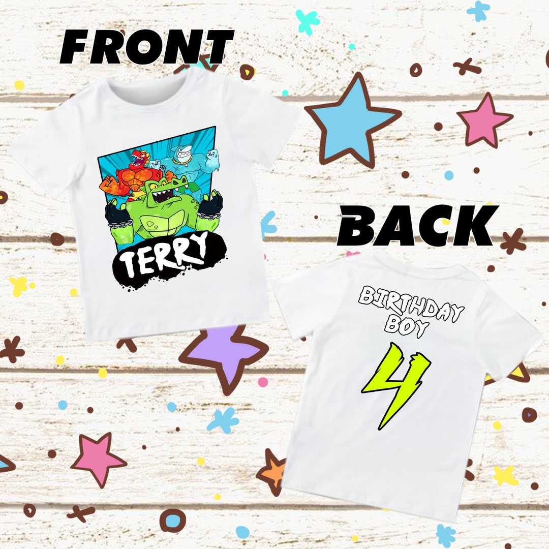 GJZ Heroes of Goo Jit Zu Birthday Shirt Kids Goo Jitzu Shirt Theme ...