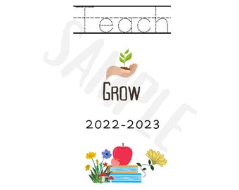 Printable Binder Cover Plant - Etsy