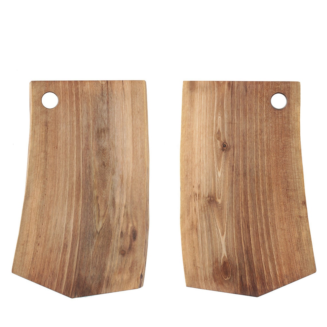 Walnut Wood Rustic Cutting Board With Handle - Etsy