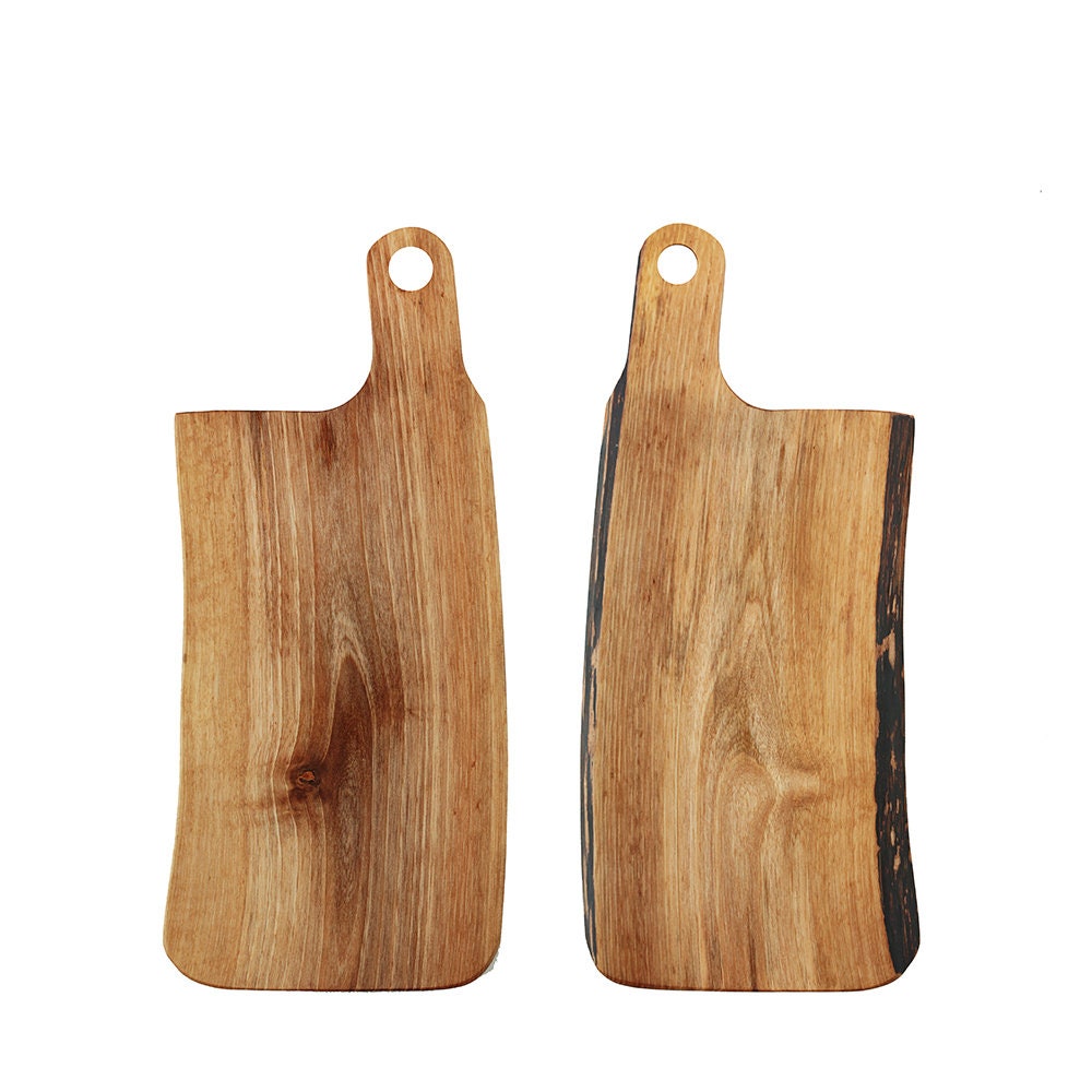 Chopping Board Made of Walnut Wood With Hole Handle - Etsy