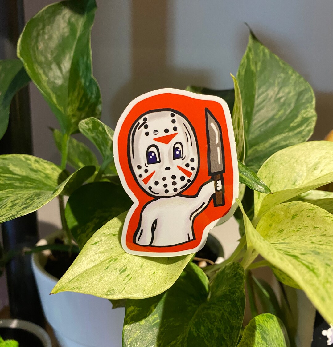 Friday the 13th Casper Sticker - Etsy