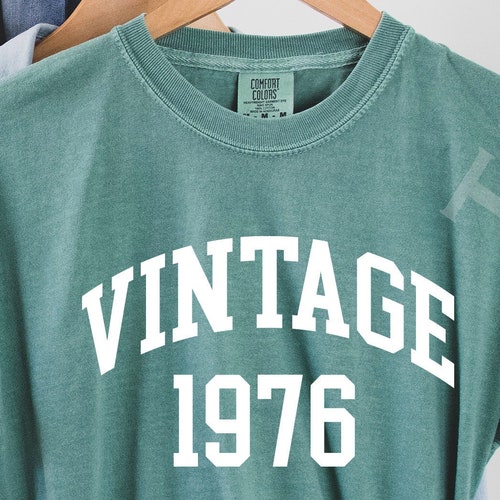 Custom Vintage Year Shirt Comfort Colors Customize Year - Etsy