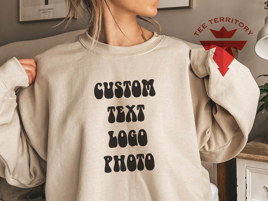Custom Design Hoodie Sweatshirt, Create Your Own Pullover Hoodie ...