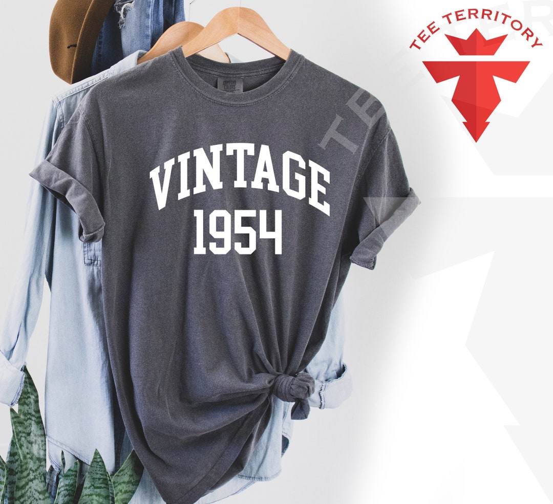 Custom Vintage Year Shirt, Comfort Colors Customize Year Tshirt ...