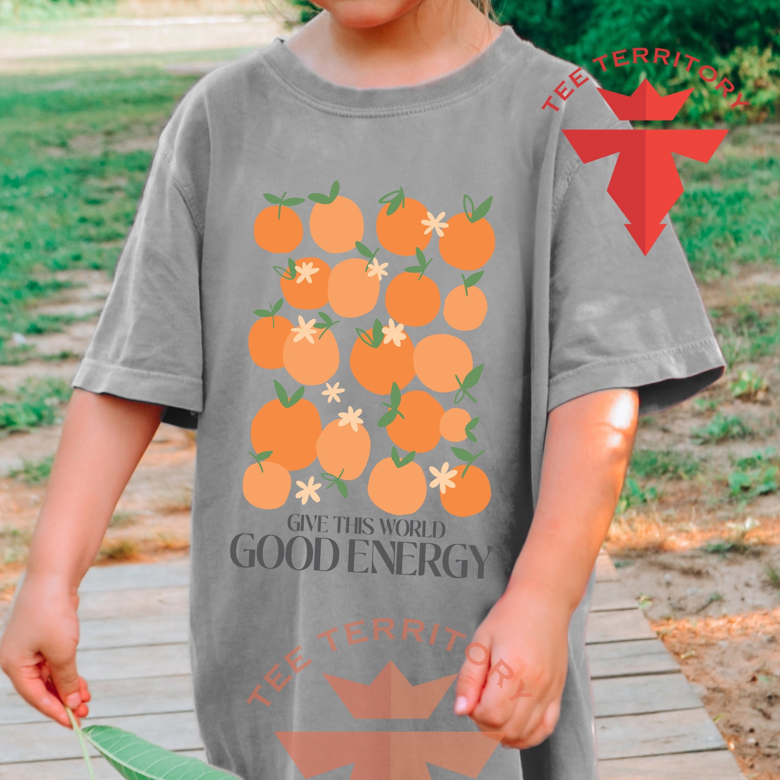 Good Energy Shirt, Oranges Spring Comfort Colors® T-shirt, Fruit Shirt ...