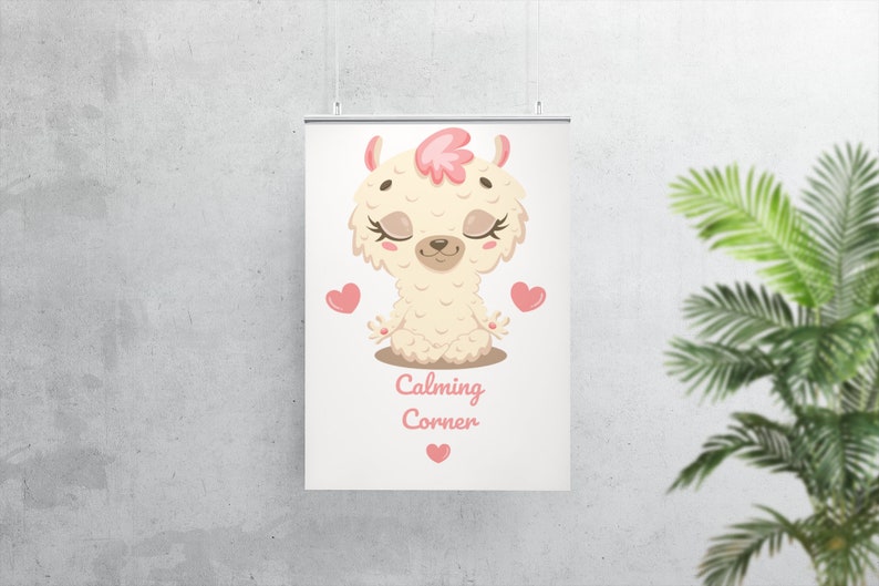 Calming Corner Digital Poster (6 Files), Time Out Poster, Calm Children ...