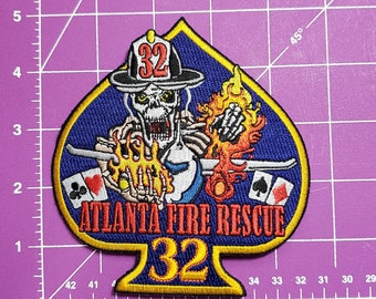 Fire Rescue Patch - Etsy