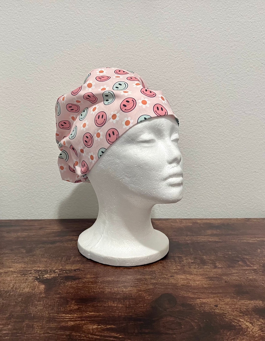 Smiley Face Euro Scrub Cap - Etsy