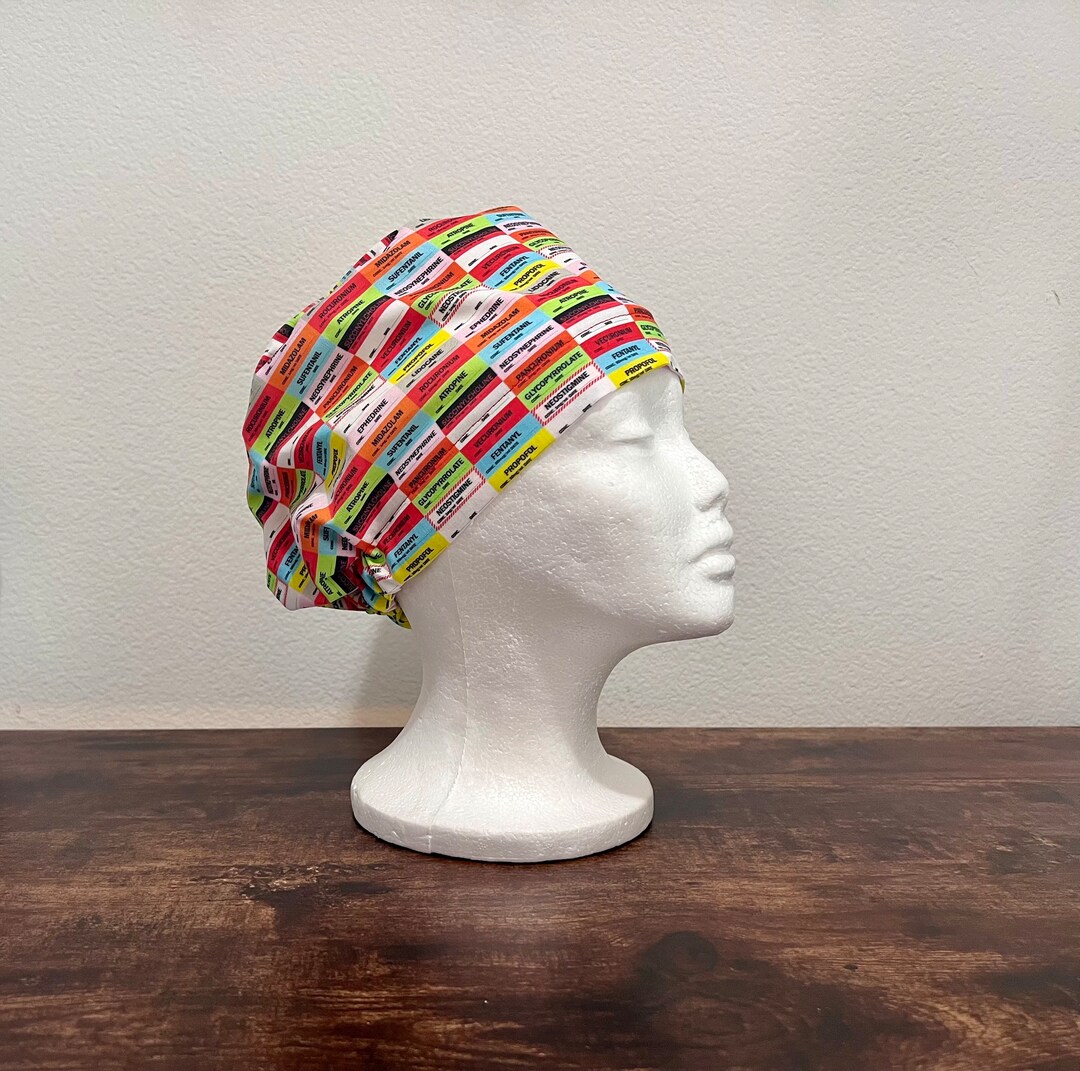 Anesthesia Medications Euro Scrub Cap - Etsy