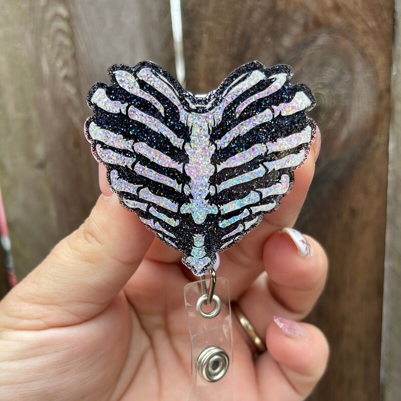 Skeleton Badge - Etsy