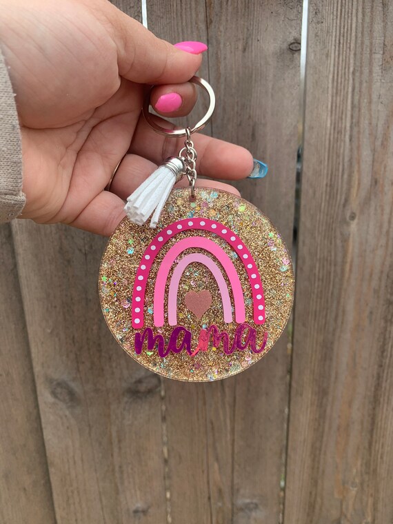 Mama Keychain Keychains Gift Personalized Keychains - Etsy