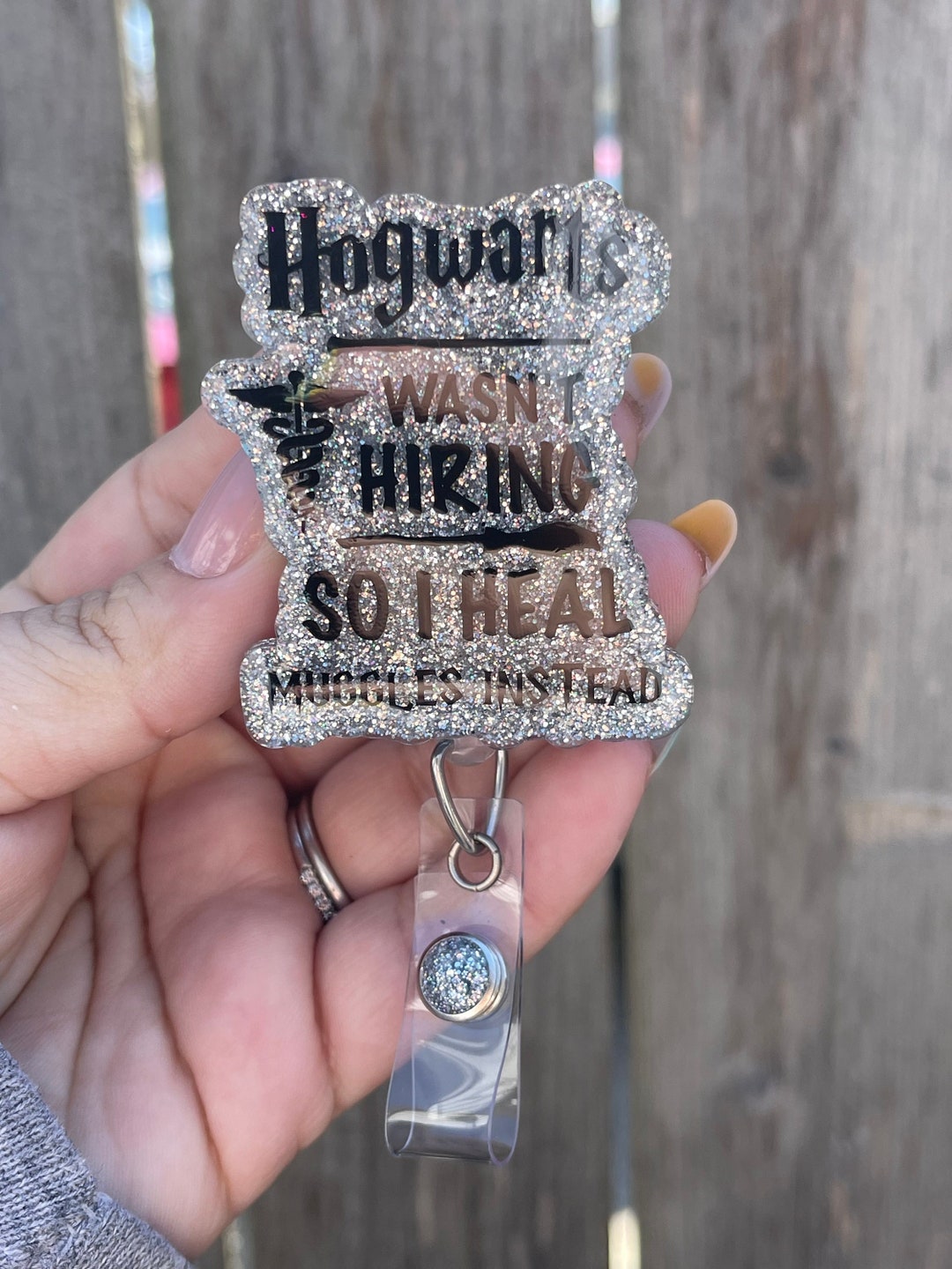 Wizard Badge Reel| Magic Badge Reel| Retractable Badge Reel| ID Badge ...