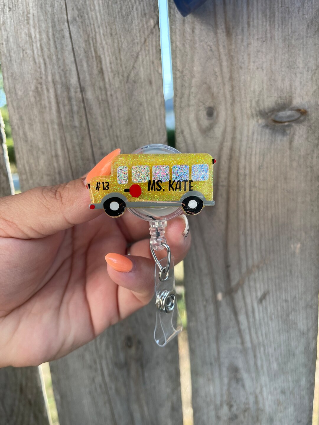 School Bus Badge Reel| School Bus Driver Badge Reel| Teacher Badge Reel ...