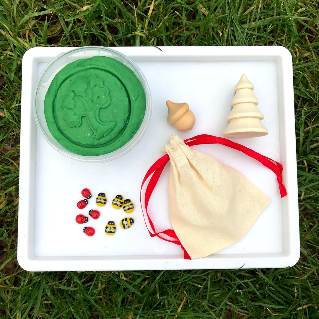 Garden Mini Playdough Kit - Etsy