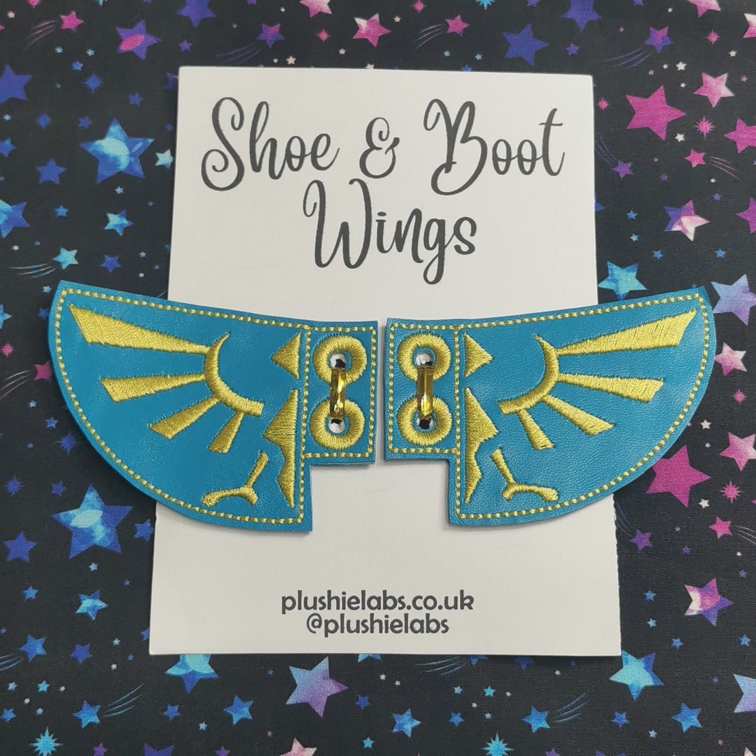 Shoe and Boot Wings Royal Crest Legend of Zelda - Etsy