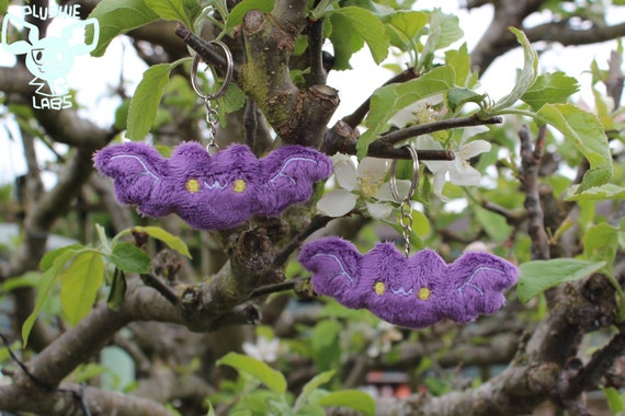 Owo Bat Plush Keyring Wildlife Keychain | Etsy