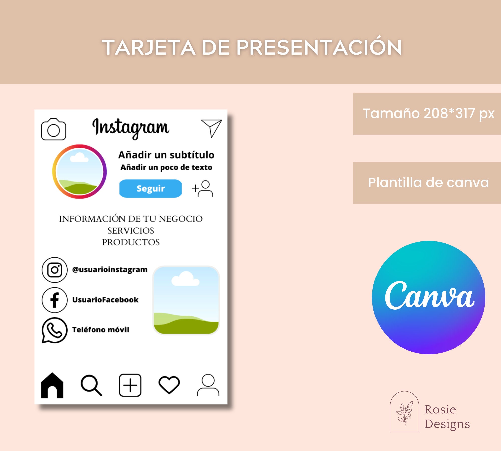 Diseño De Tarjetas De Presentación Premium: Plantilla En Canva Listas ...