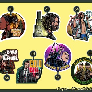 Alan Wake 2 Inspired 10x10cm Stickers - Etsy