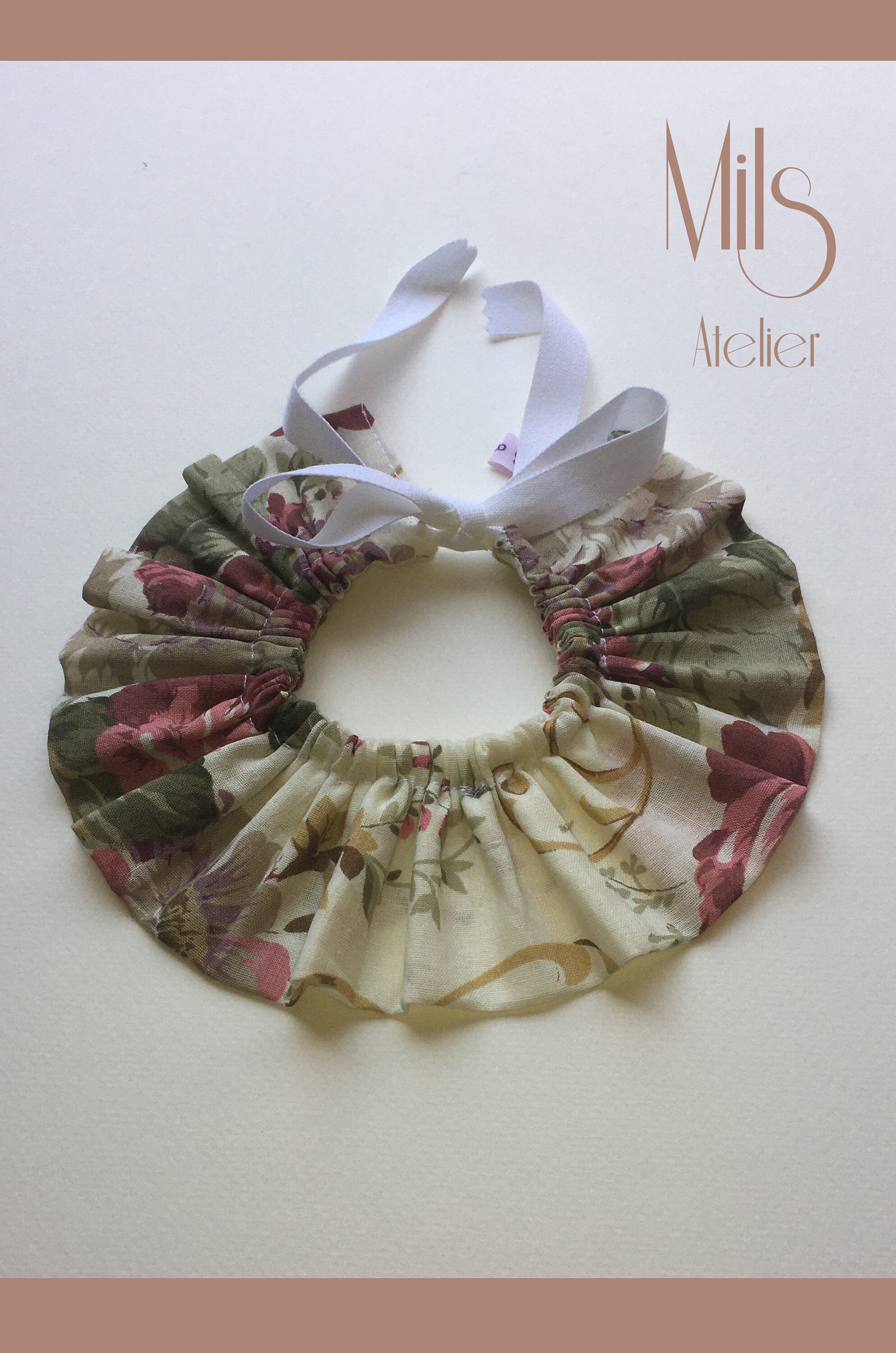 Ruffled baby collar Pierrot-style removable collar Victorian | Etsy