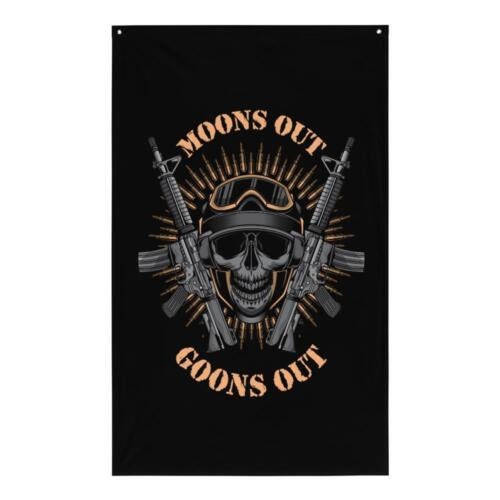 Moons Out Goons Out Sublimated Flag - Etsy