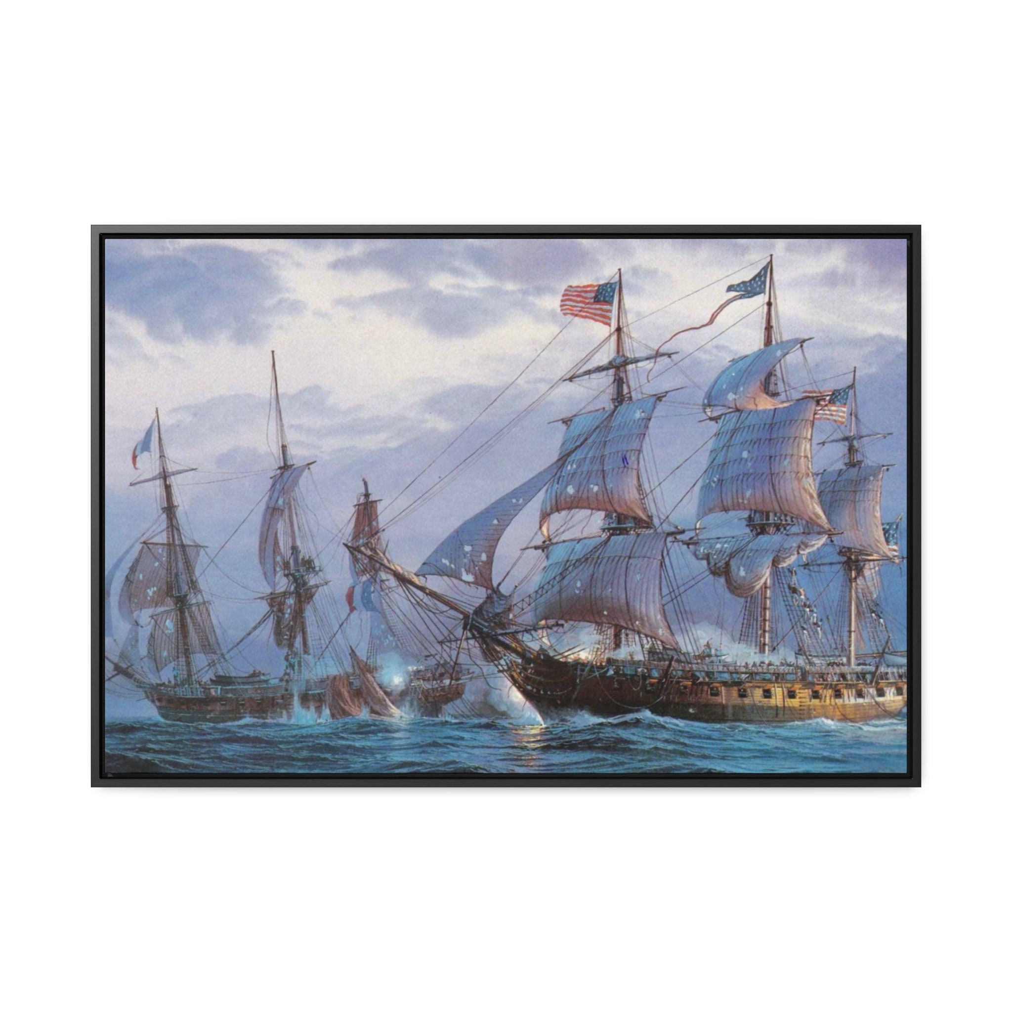 The USS Constitution Old Ironsides 2 Framed Canvas Print - Etsy