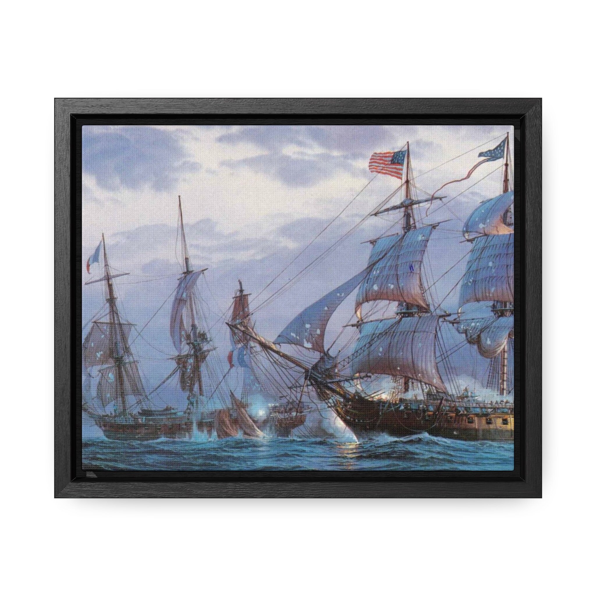 The USS Constitution Old Ironsides 2 Framed Canvas Print - Etsy