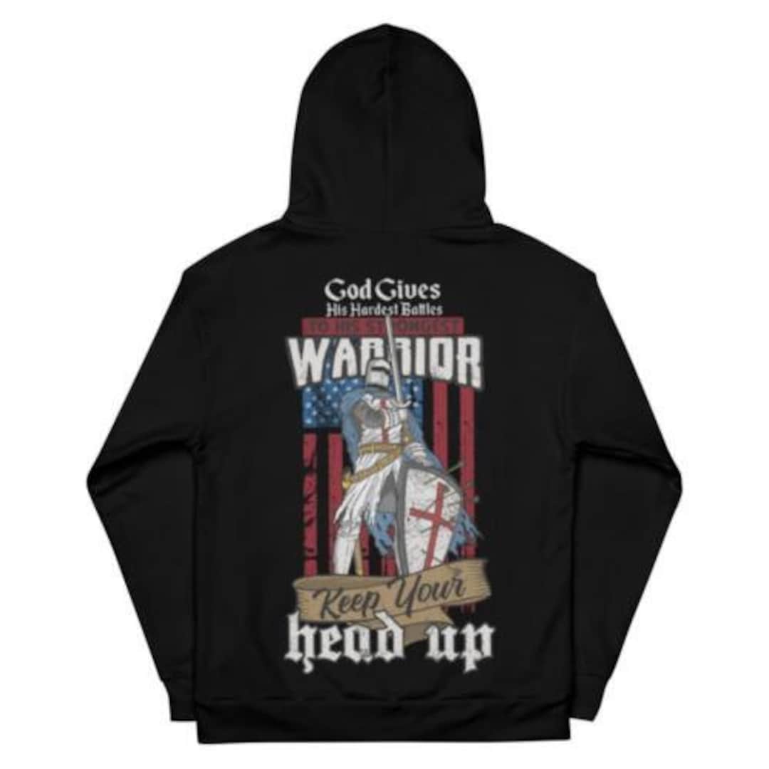 God Gives His Hardest Battles to His Strongest Warrior Unisex Hoodie - Etsy