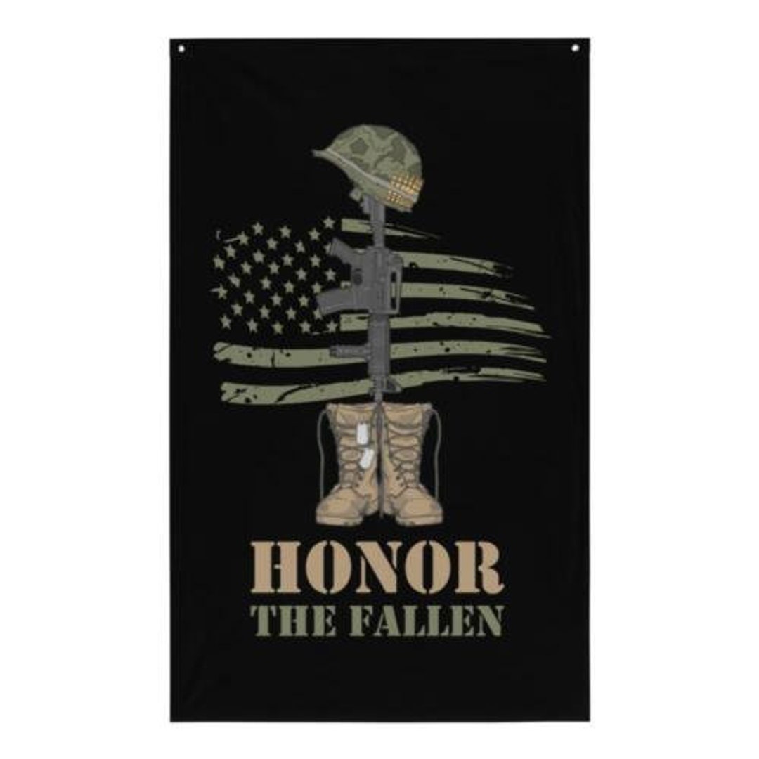 Honor the Fallen 2 Sublimated Flag - Etsy