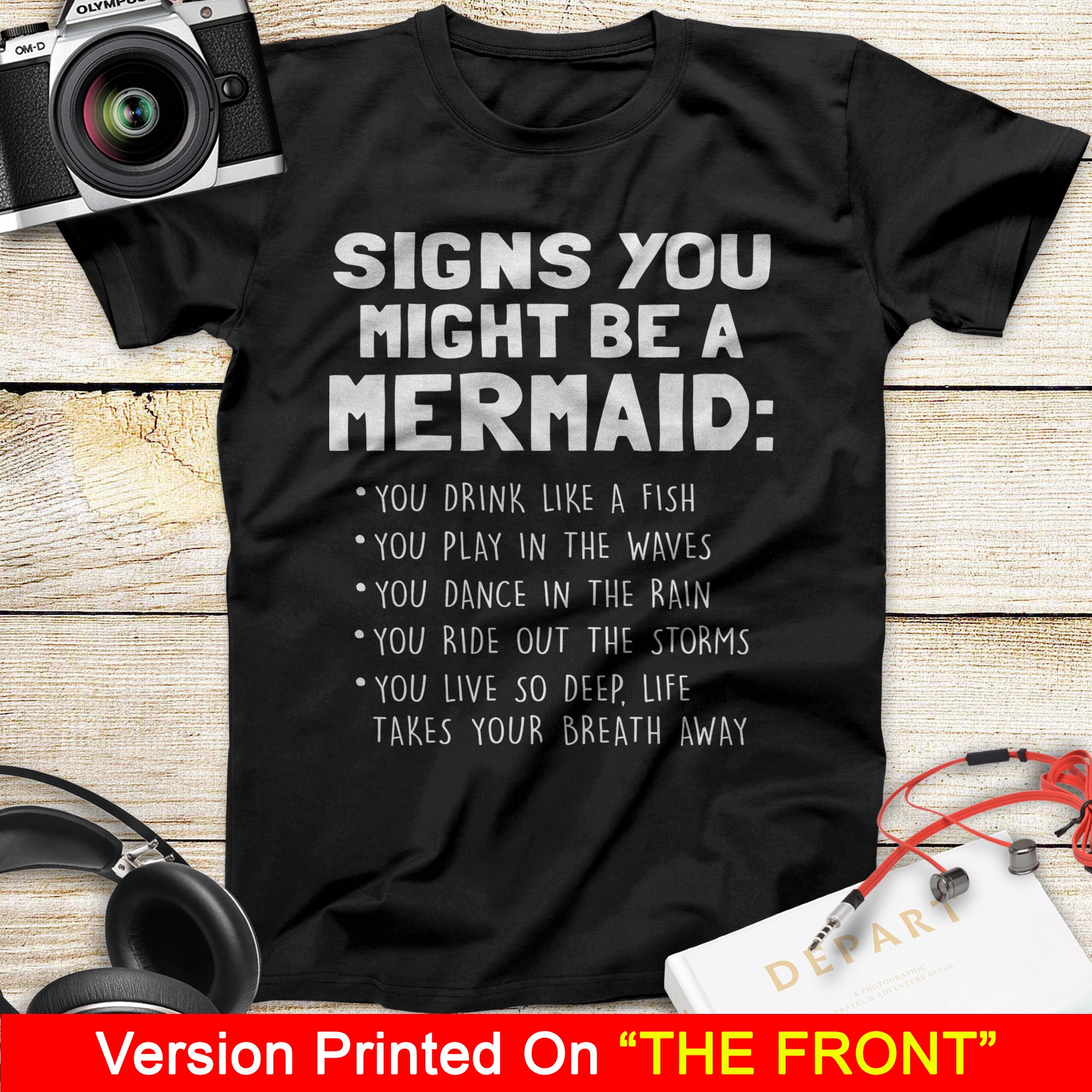 Signs You Might Be A Mermaid Funny Mermaids T Shirt - Etsy
