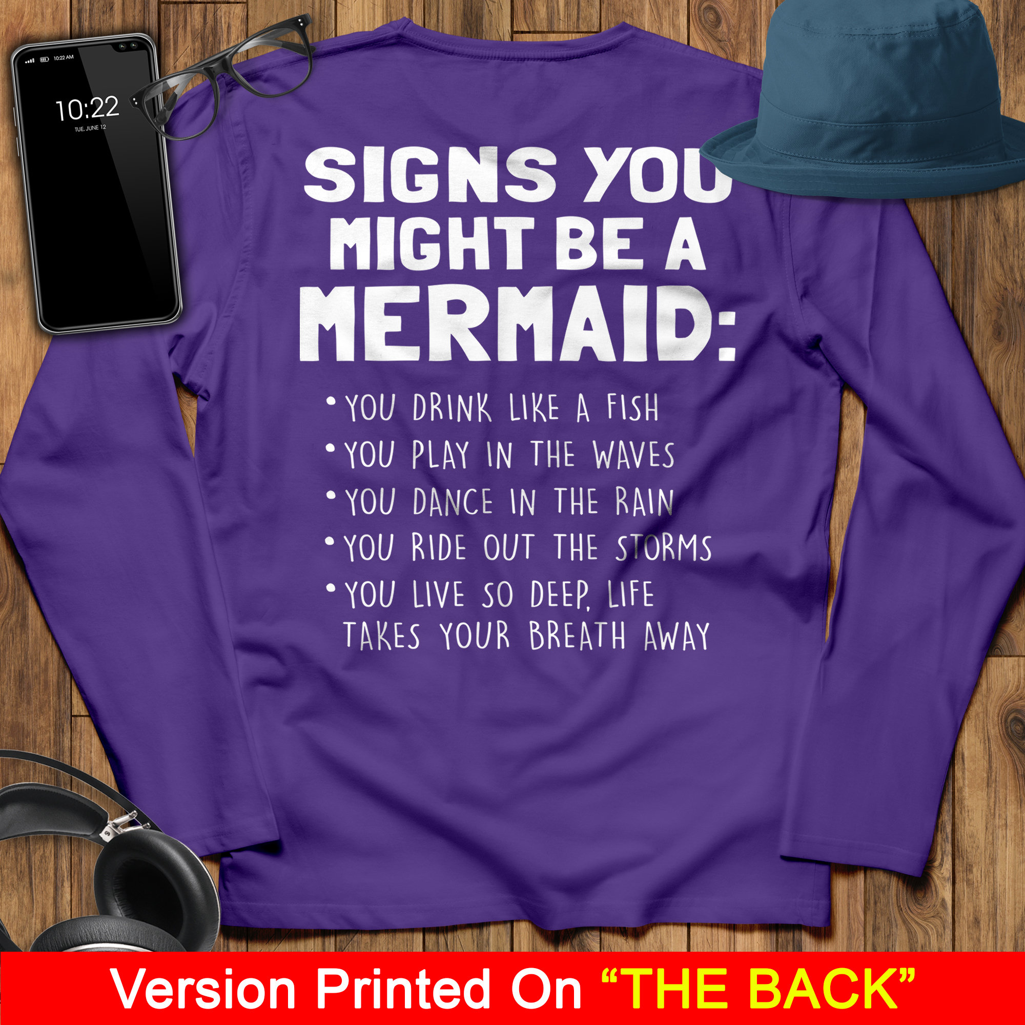 Signs You Might Be A Mermaid Funny Mermaids T Shirt - Etsy