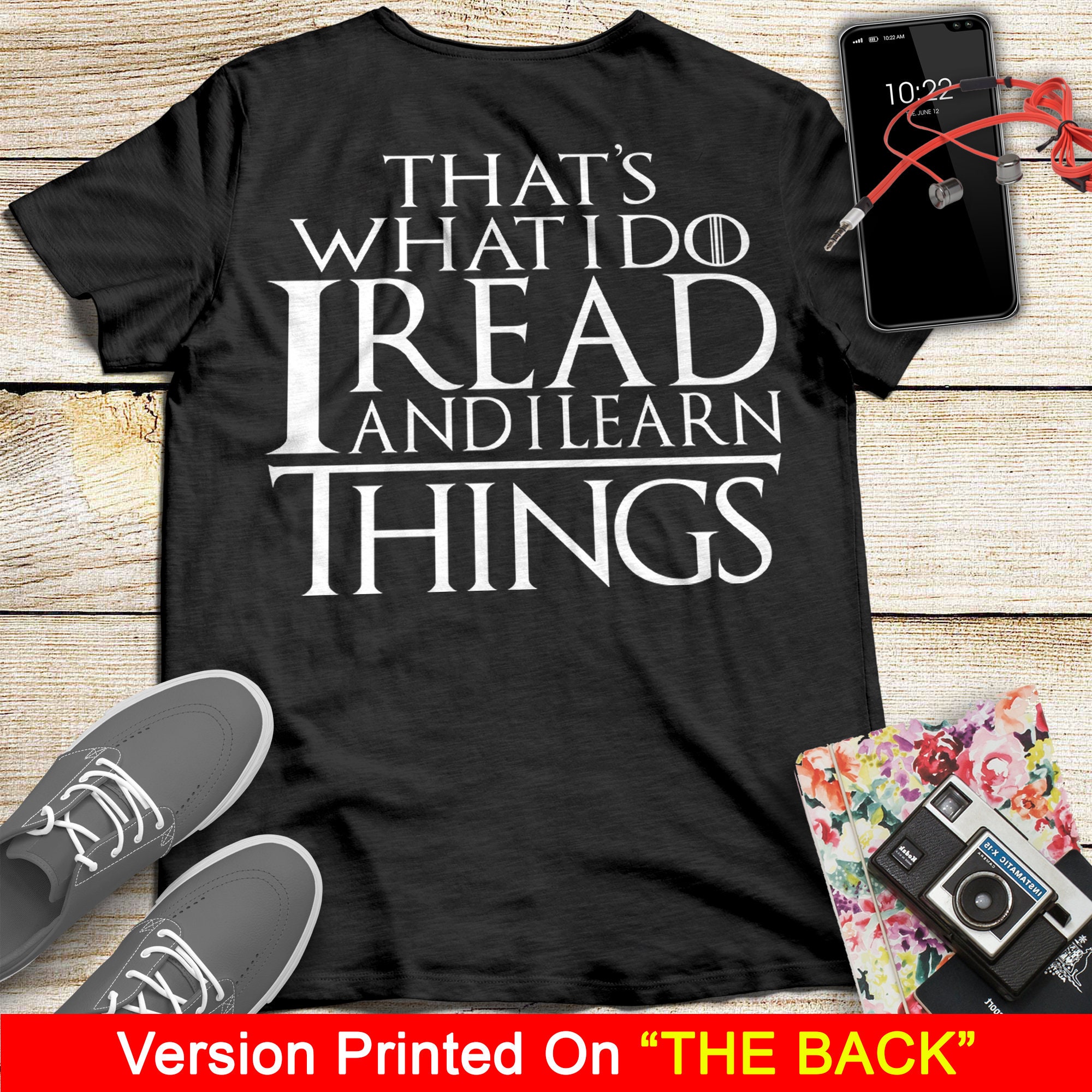 That's What I Do I Read And I Learn Things Teacher Reader | Etsy