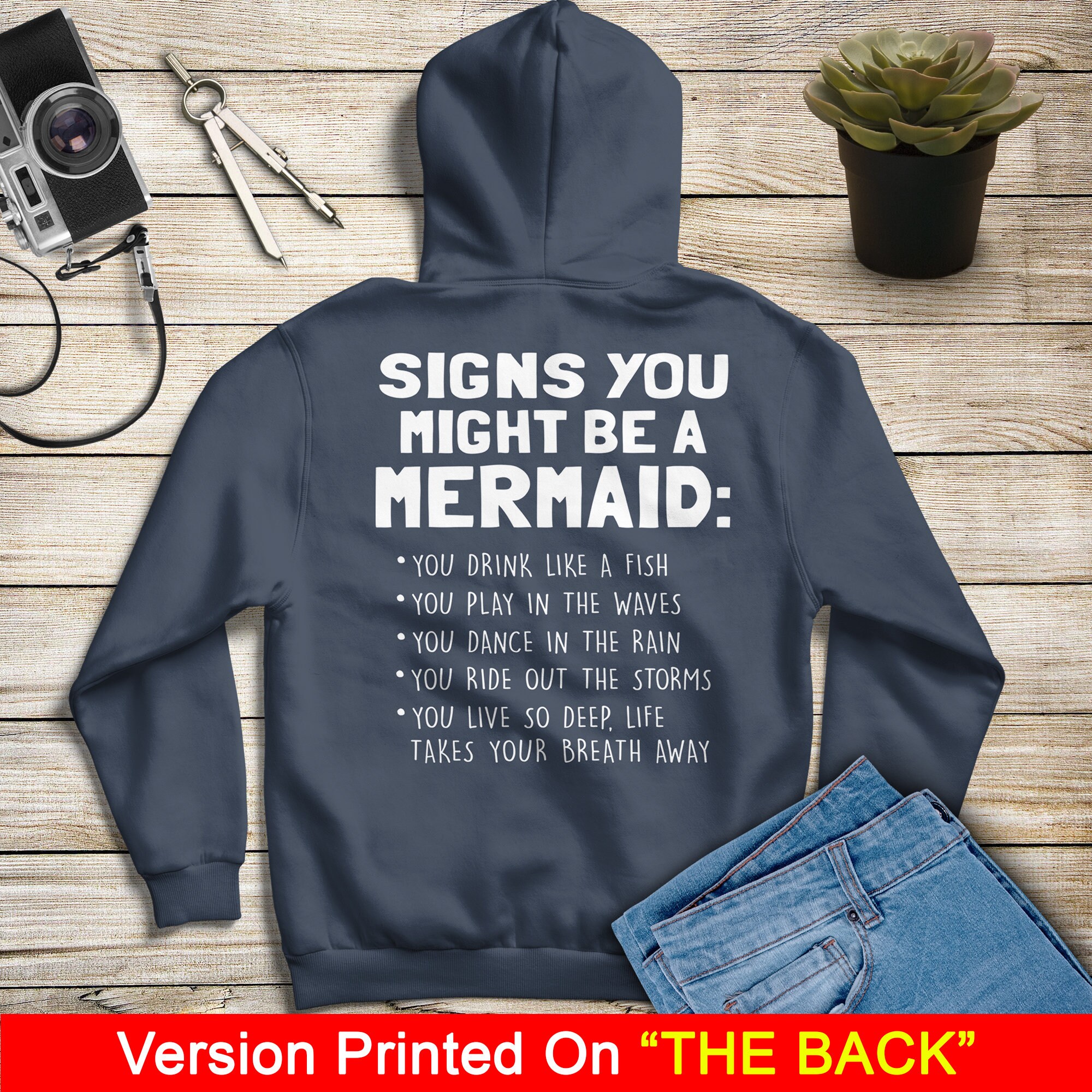 Signs You Might Be A Mermaid Funny Mermaids T Shirt - Etsy