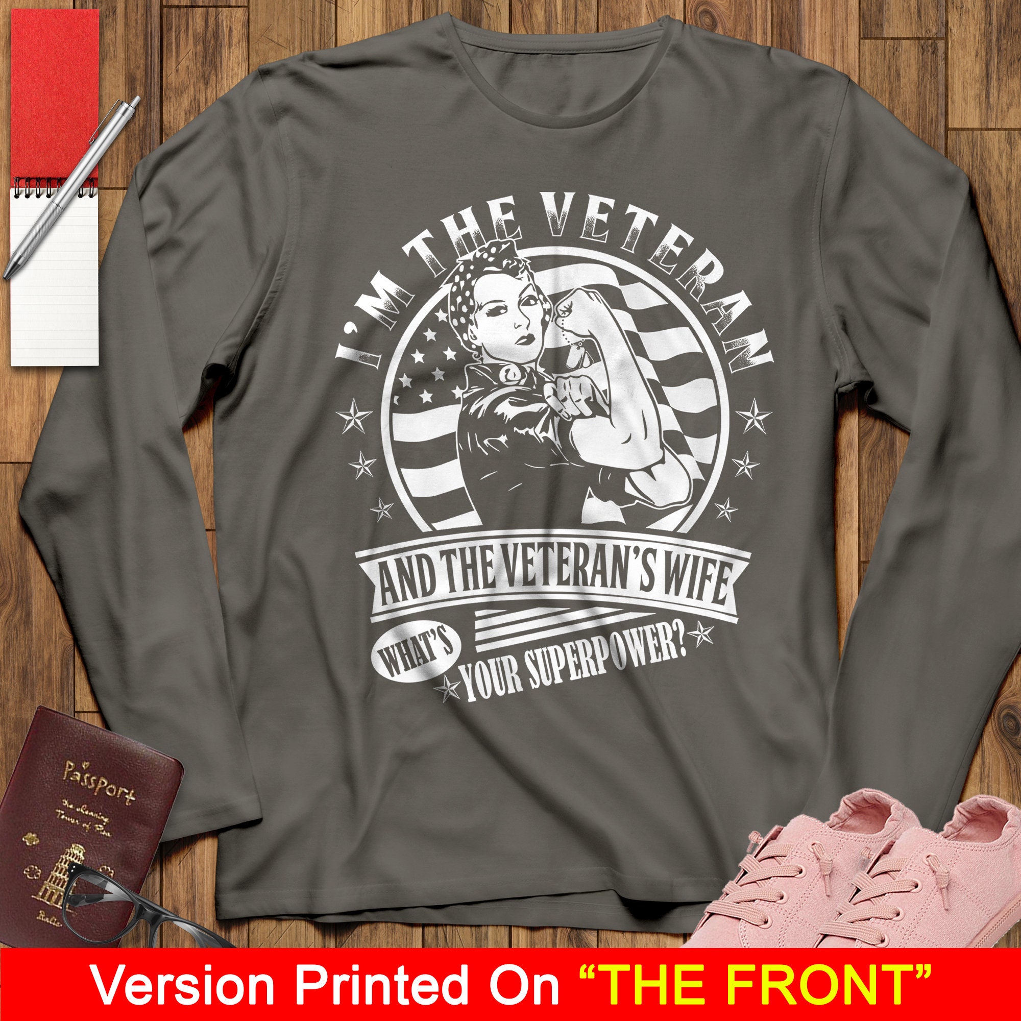 I'm the Veteran and the Veteran's Wife What Your - Etsy Norway