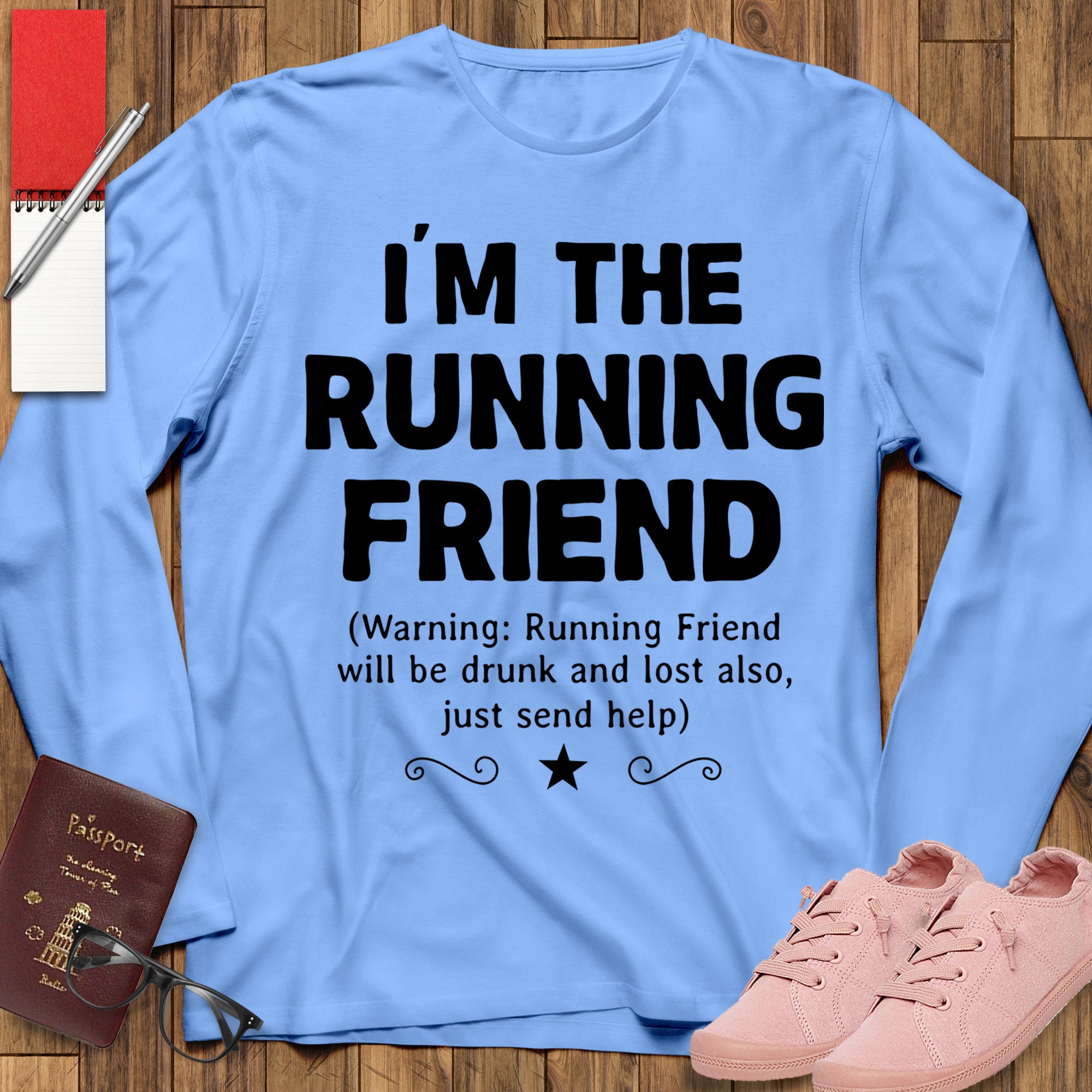 I'm The Running Friend Running Shirt Runner Shirt | Etsy